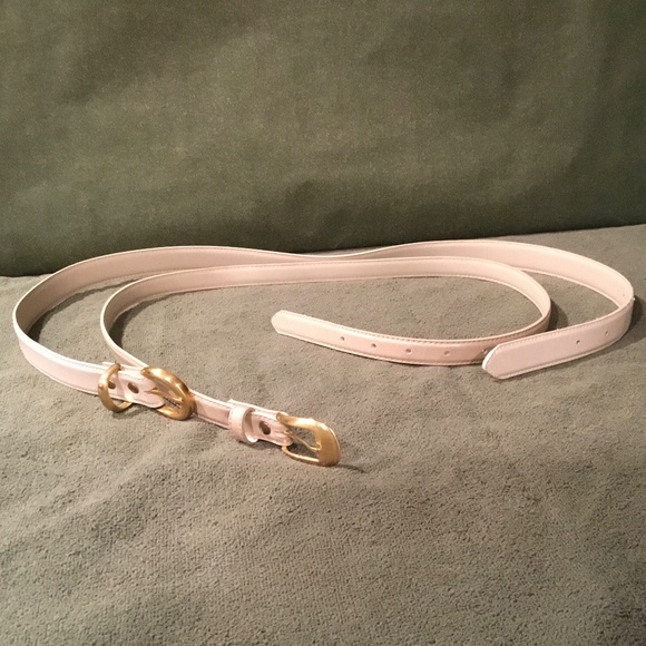 Accessories | Two Vintage Cream Color Belts Size 16 | Poshmark